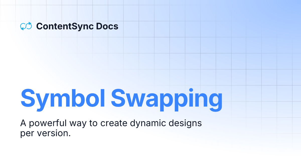 Symbol Swapping | ContentSync Docs